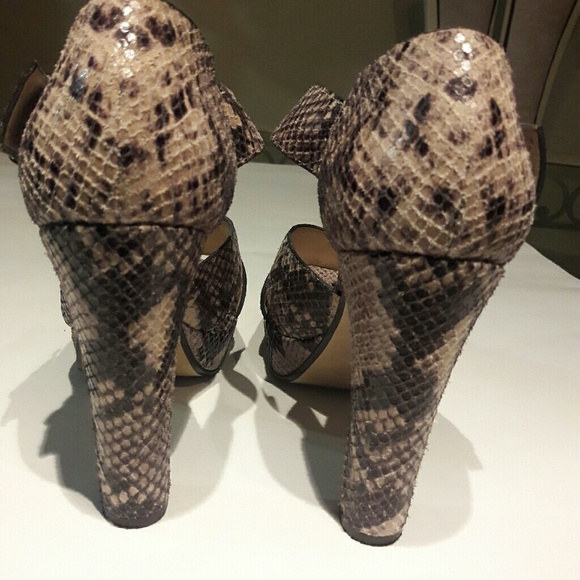 MICHAEL Michael Kors | Shoes | Mk Snake Skin Platform Sandal | Poshmark